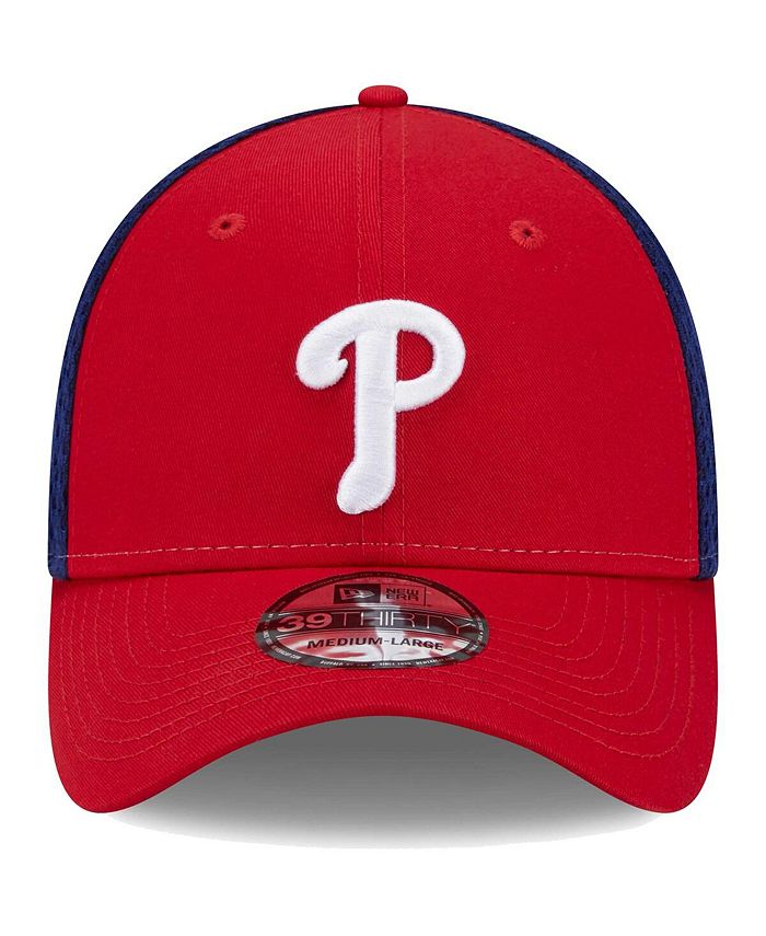 New Era Men's Red Philadelphia Phillies Team Neo 39THIRTY Flex Hat - Macy's