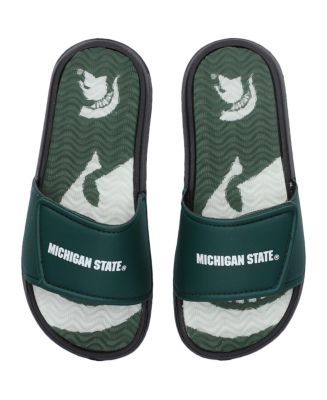Youth Boys and Girls FOCO Michigan State Spartans Gel Slide Sandals ...