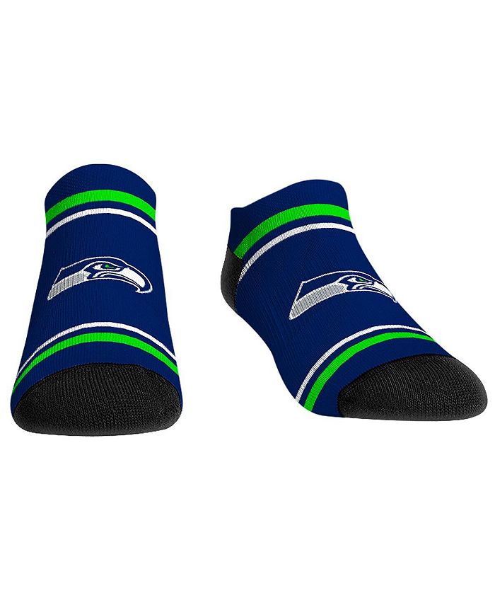 Rock 'Em Men's and Women's Socks Seattle Seahawks Logo Lines Ankle ...