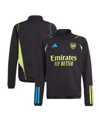 Big Boys adidas Black Arsenal 2023/24 Training AEROREADY Quarter-Zip ...