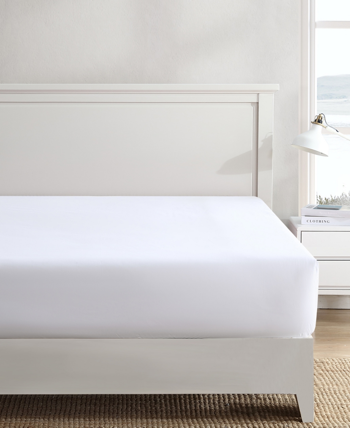 Click here for Nautica Solid Cotton Percale Fitted Sheet  Full -... prices