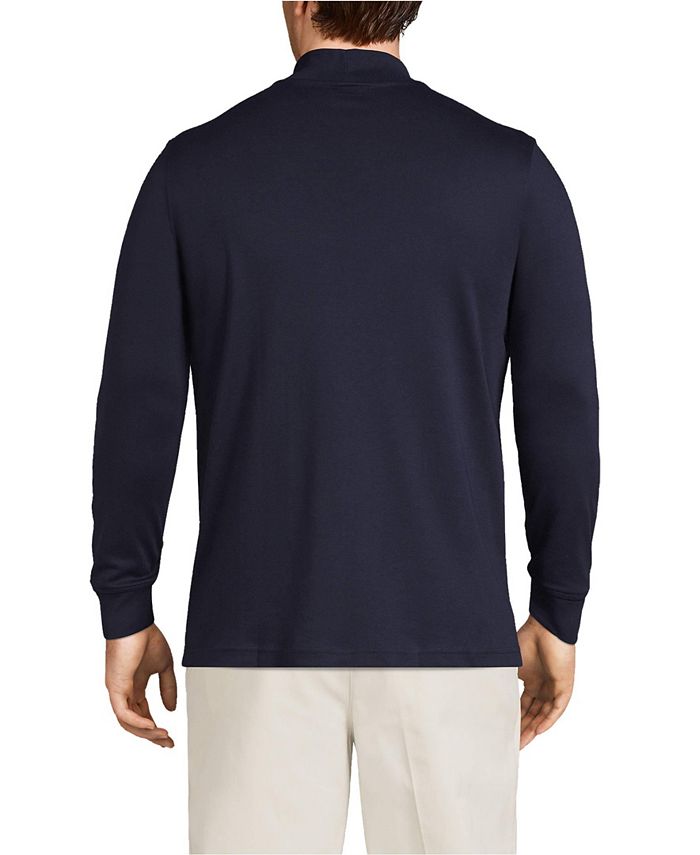 Lands End Mens Big And Tall Super Soft Supima Mock Turtleneck Macys