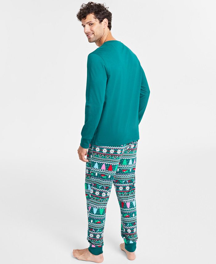 Family Pajamas Matching Men's Mix It Jolly Fair Pajamas Set, Created ...