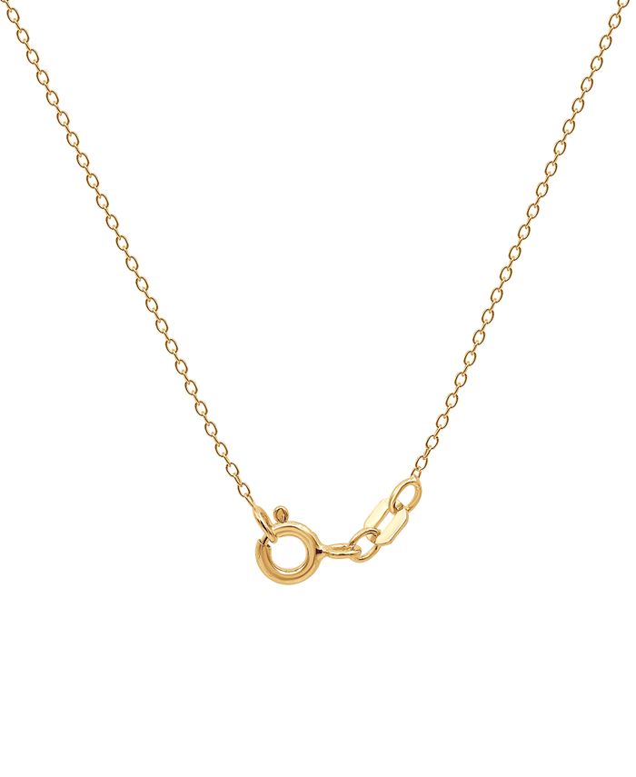 Macy's Diamond Treble Clef 18" Pendant Necklace (1/4 ct. t.w.) in Gold ...