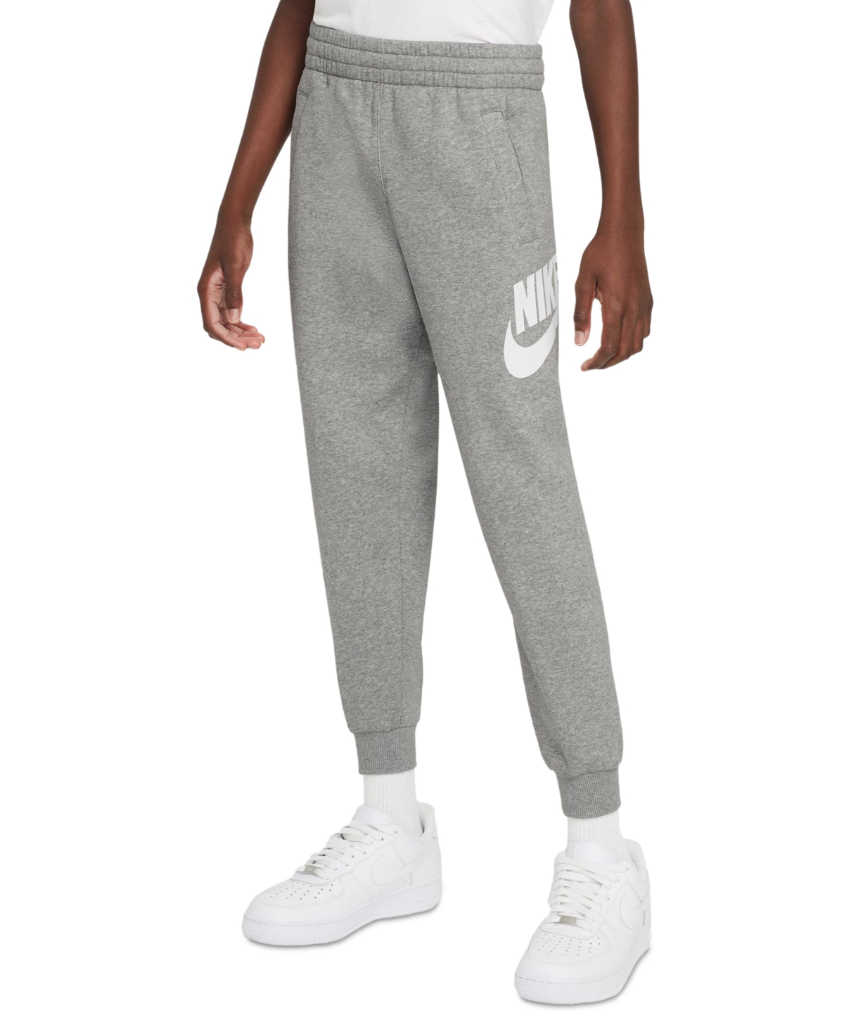 Click here for Nike Big Kids Club Fleece Jogger Pants - Dark Grey... prices