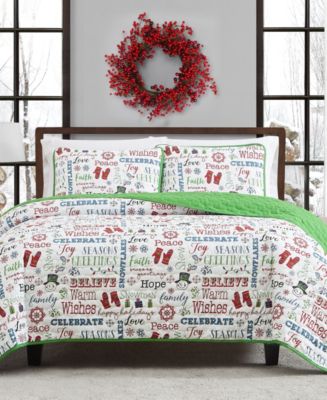 Truly Soft Joy 2-Pc. Quilt Set, Twin, Created for Macy's - Macy's