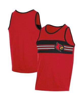 Men's Champion Red Louisville Cardinals Colorblock Tank Top - Macy's