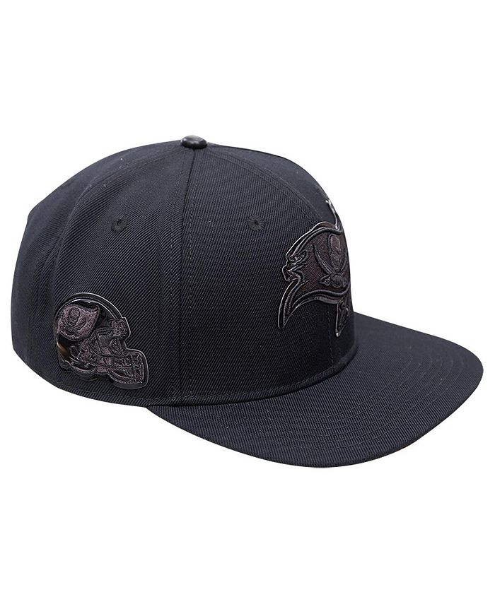 Pro Standard Men's Tampa Bay Buccaneers Triple Black Snapback Hat - Macy's