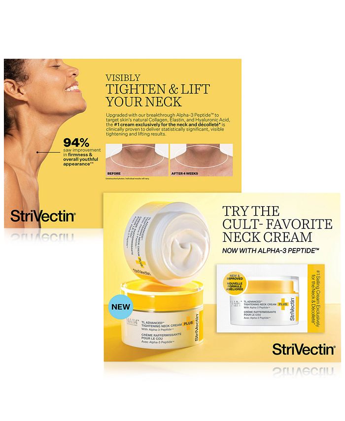 StriVectin TL Advanced Tightening Neck Cream Plus With Alpha-3 Peptide ...