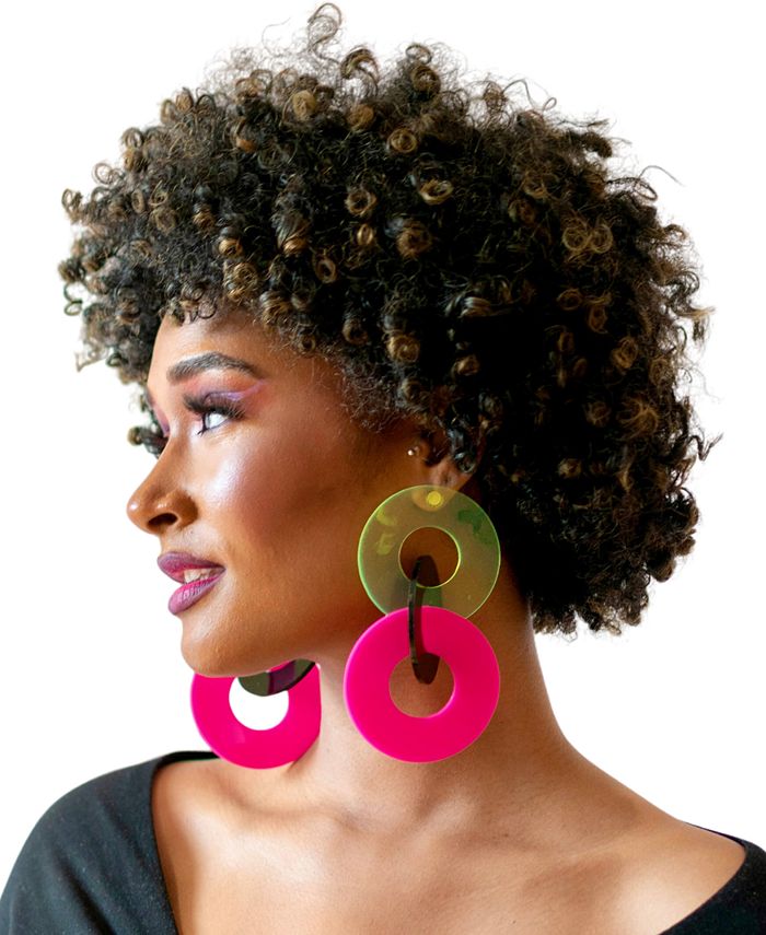 Swanky Designs Link Up Drop Earrings - Macy's