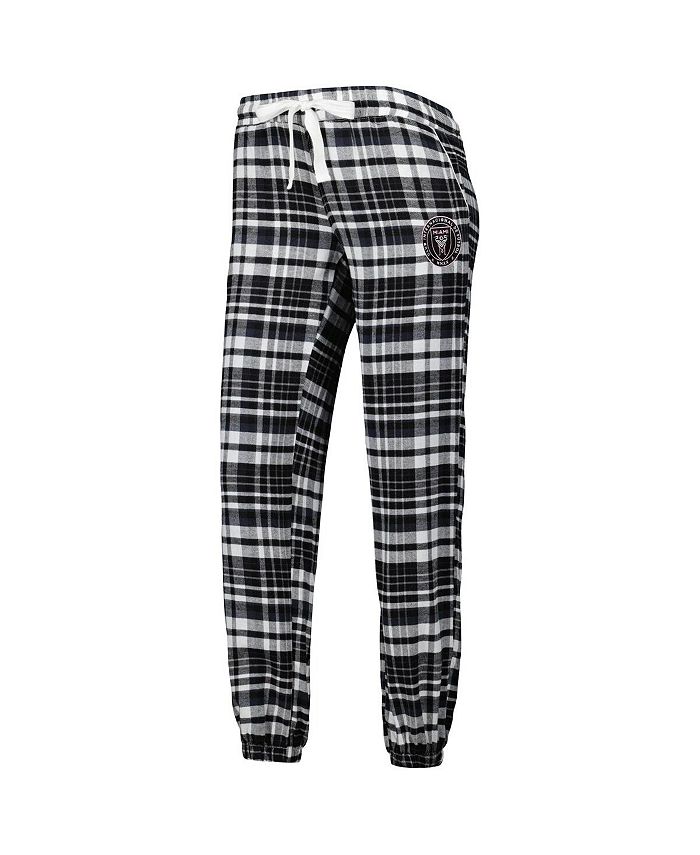 Concepts Sport Women's Black Inter Miami CF Mainstay Flannel Sleep ...