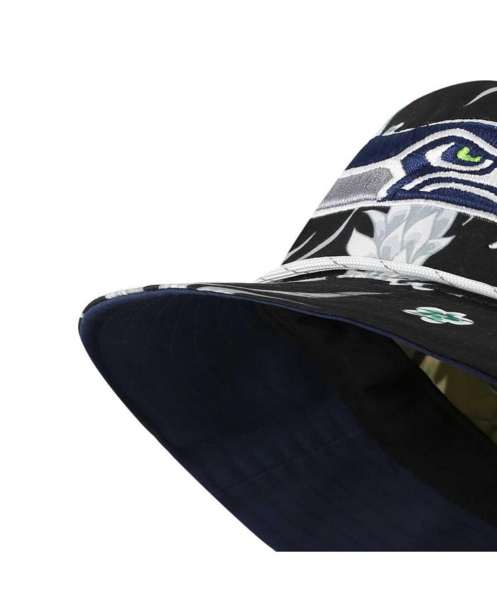 '47 Brand Men's Black Seattle Seahawks Dark Tropic Bucket Hat - Macy's
