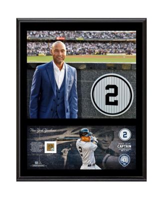 Derek Jeter New York Yankees 12'' x 15'' Jersey Retirement Sublimated ...