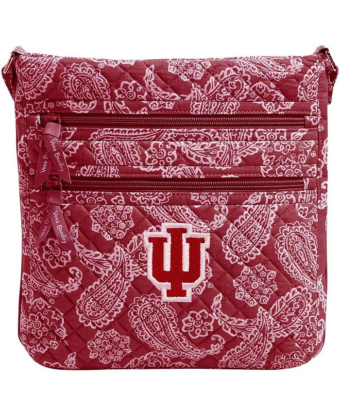 Vera Bradley Women's Indiana Hoosiers Iconic Triple-Zip Bandana Hipster ...