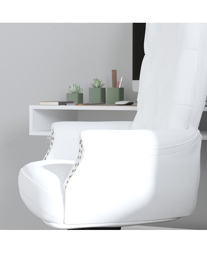 MERRICK LANE Yennefer Office Chair With Ergonomic Lumbar Support And ...