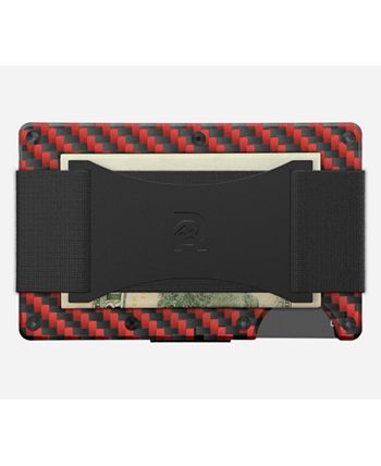 The Ridge Carbon Fiber Red Carbon Wallet 3K - Macy's