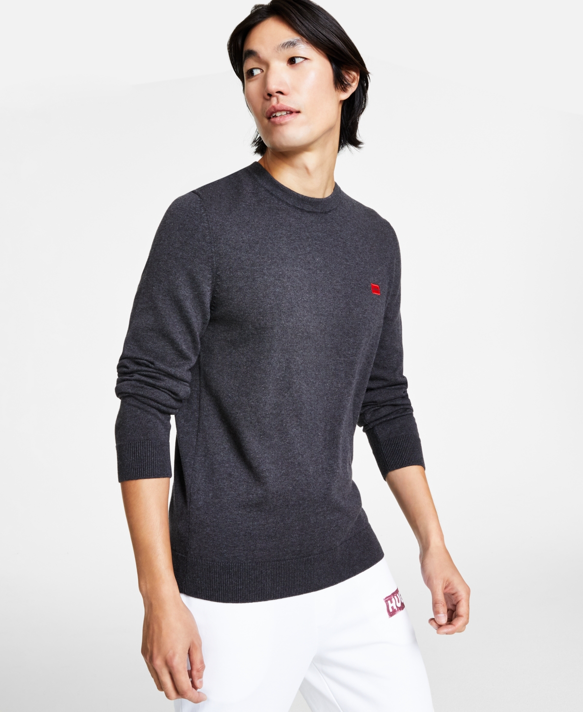 Click here for Hugo by Hugo Boss Mens San Cassius Logo Sweater  C... prices