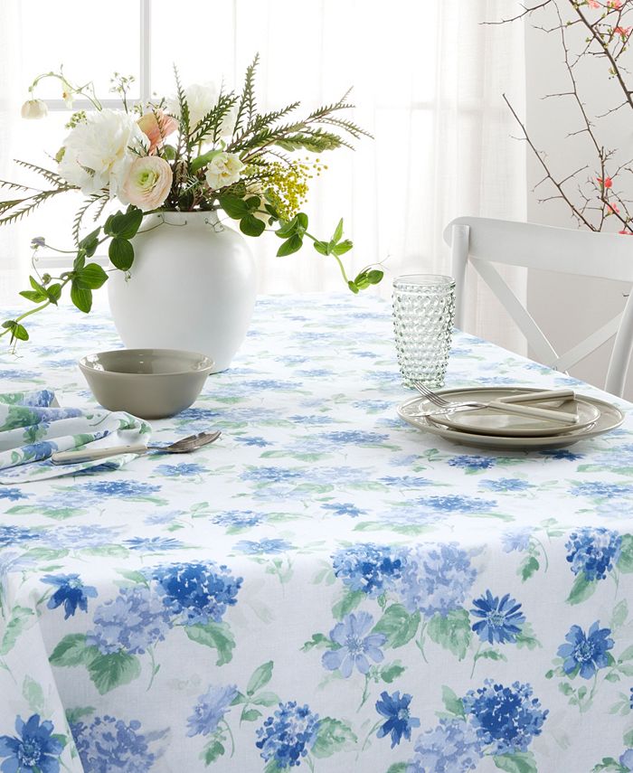 Martha Stewart Amber Floral Tablecloth, 60" x 120" - Macy's