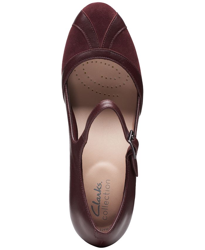 Clarks Women's Ambyr Light Mary Jane High-Heel Pumps - Macy's