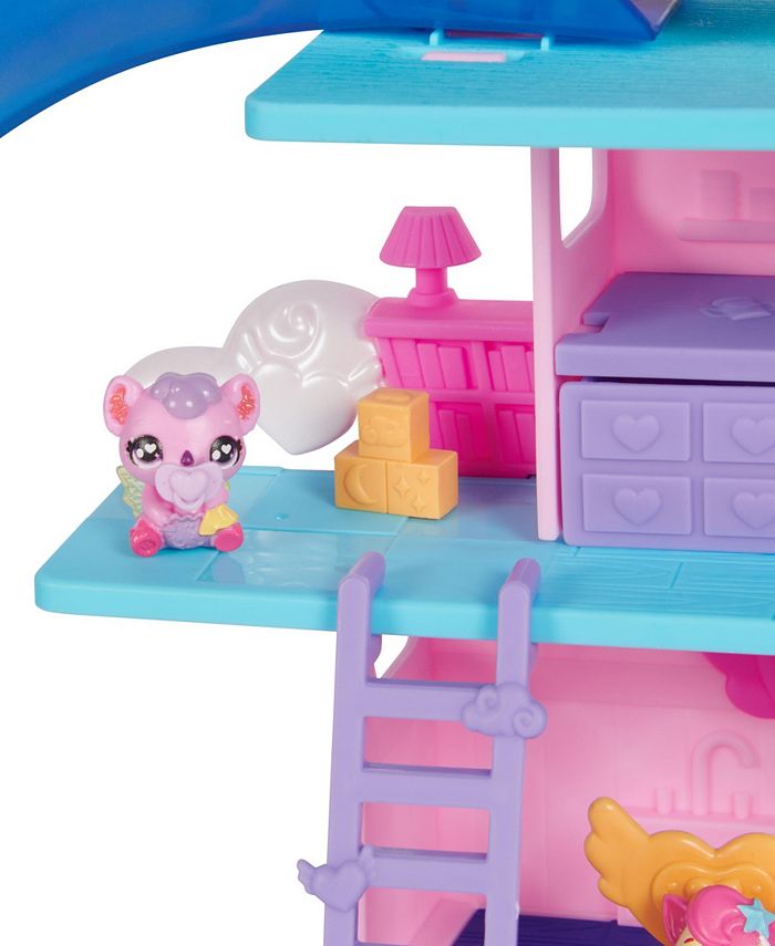 Hatchimals Alive Hatchi-Nursery Playset with 4 Mini Figures in Self ...