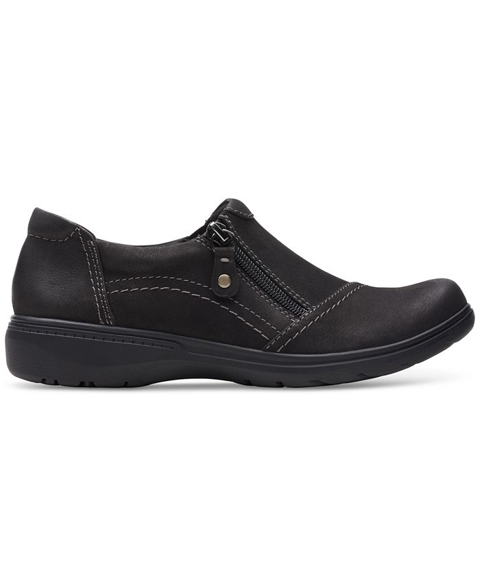 Clarks Women's Carleigh Ray Round-Toe Side-Zip Shoes - Macy's