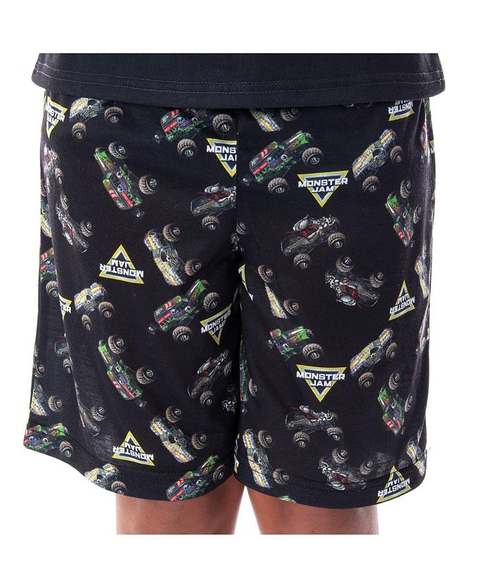 Monster Jam Boys Skull Throttle Monster Truck Shirt And Shorts 2 Piece ...