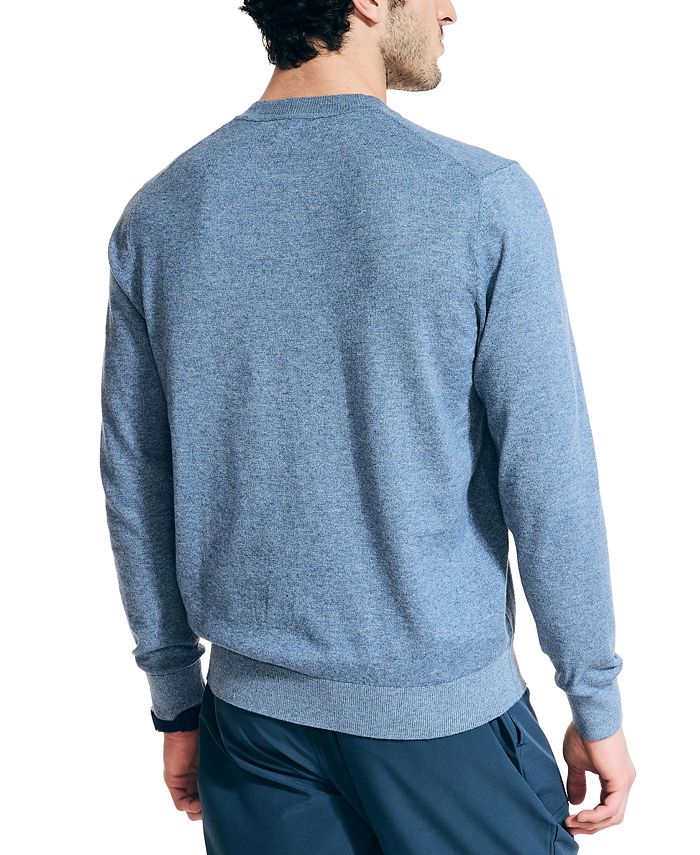 Nautica Men's Navtech Performance Classic-Fit Soft V-Neck Sweater - Macy's
