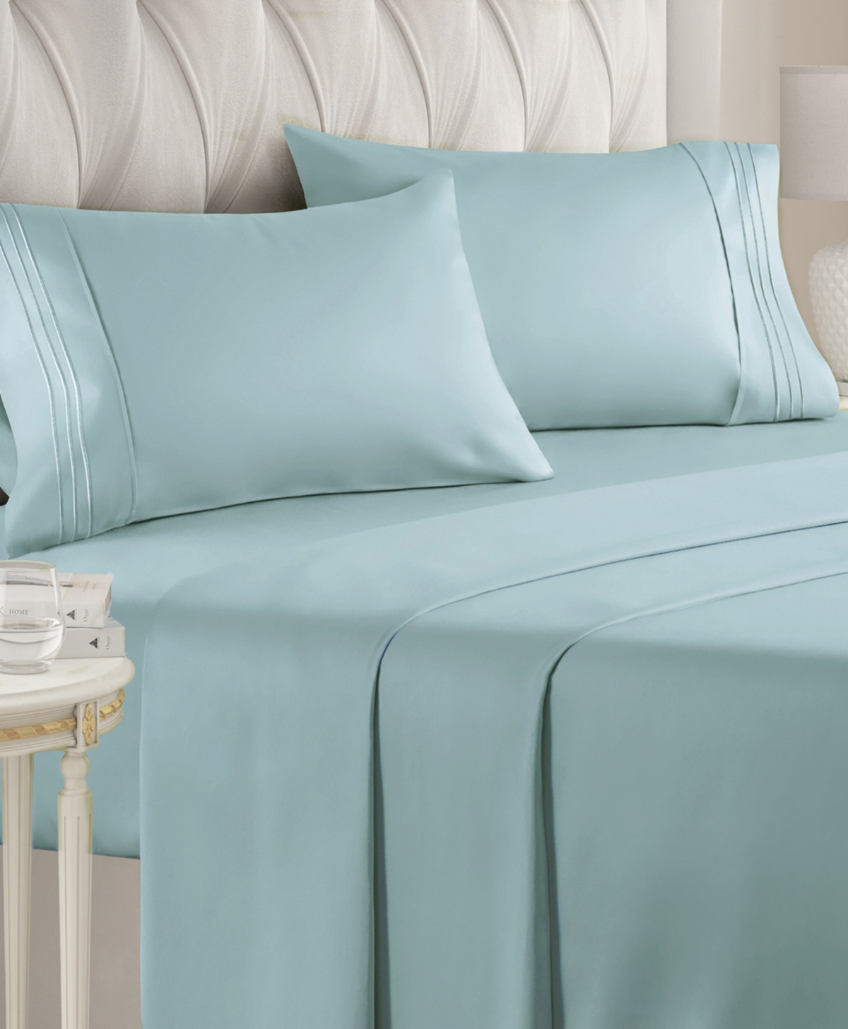 Click here for 4 Piece Microfiber Sheet Set - California King - L... prices