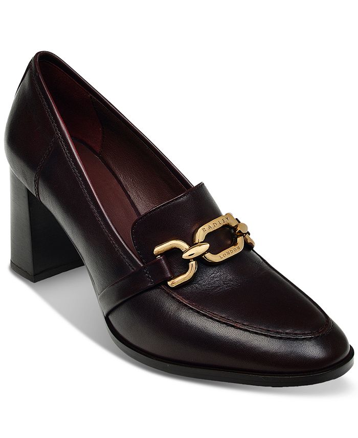 Radley London Women's Cavendish Mews Chunky Chain Block Heel Loafers ...