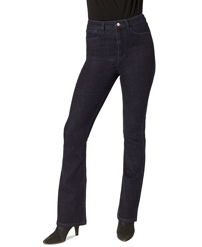 ADRIENNE LANDAU Women's High-Rise Boot-Cut Jeans - Macy's
