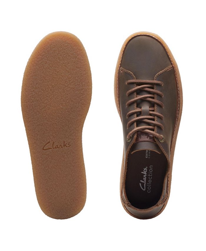 Clarks Men's Collection Oakpark Leather Low Top Casual Shoes - Macy's