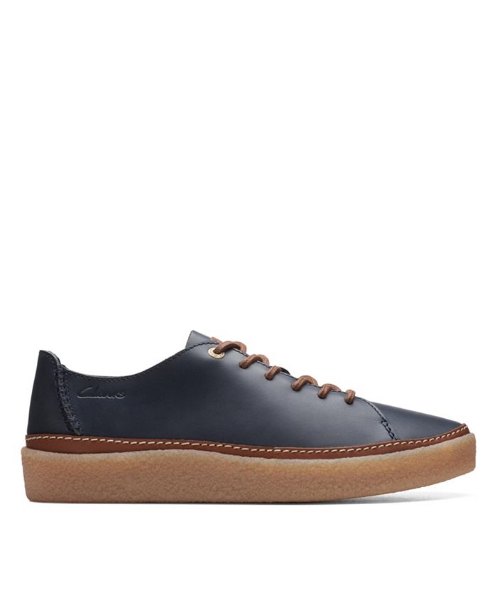 Clarks Men's Collection Oakpark Leather Low Top Casual Shoes - Macy's