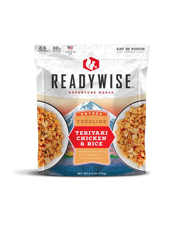 ReadyWise Treelline Teriyaki Chicken & Rice - 6 Pack - Macy's