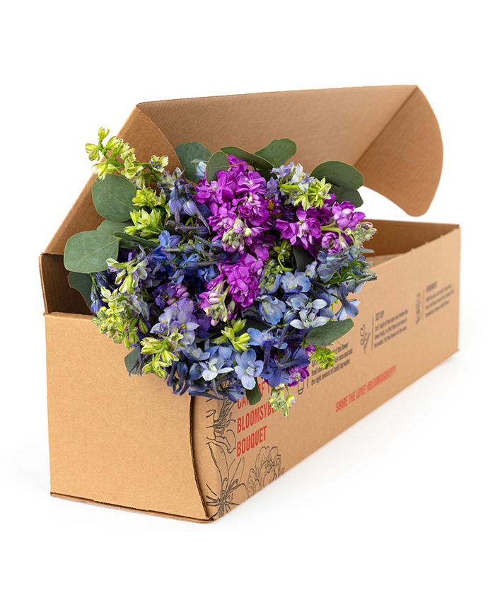 BloomsyBox Blue Botanica Fresh Flower Bouquet - Macy's