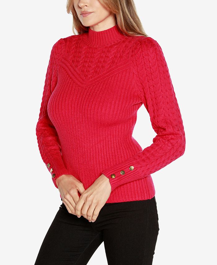 Belldini Black Label Women's Ribbed Sweater - Macy's