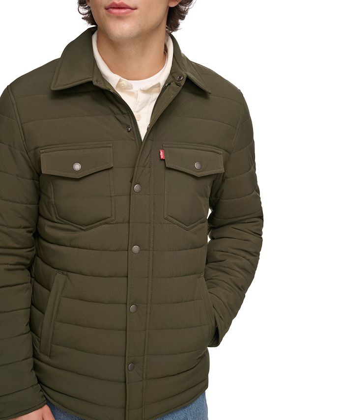 Levi's Men's Quilted Shirt Jacket - Macy's