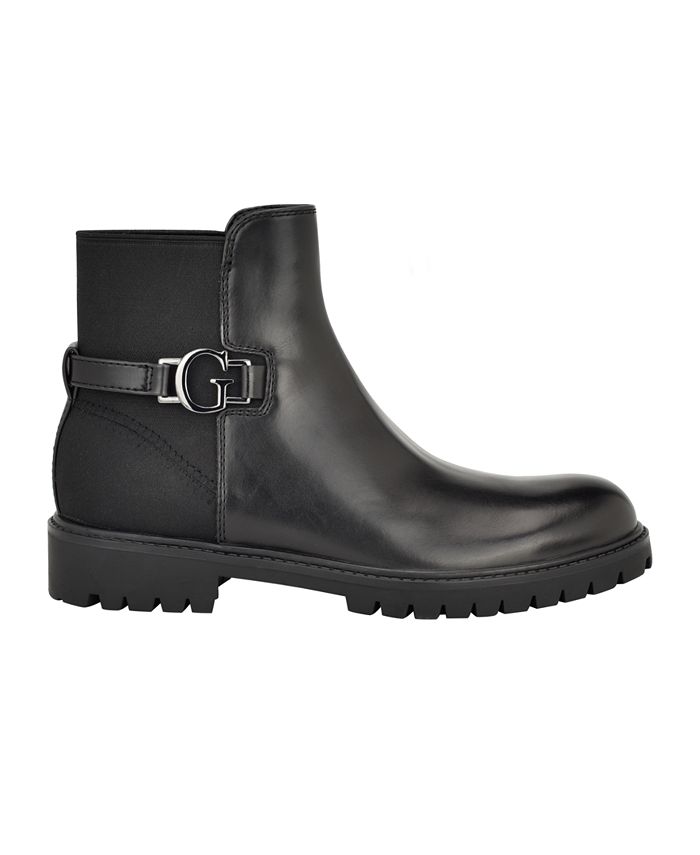 GUESS Men's Dumal Low Shaft Casual Lug Sole Boots - Macy's