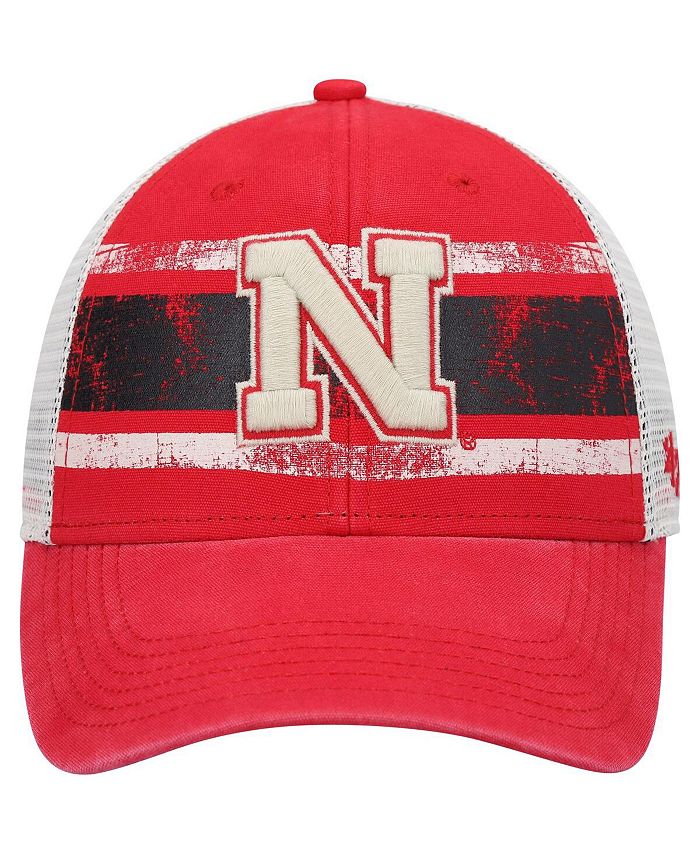 '47 Brand Men's Scarlet, White Nebraska Huskers Interlude MVP Trucker ...