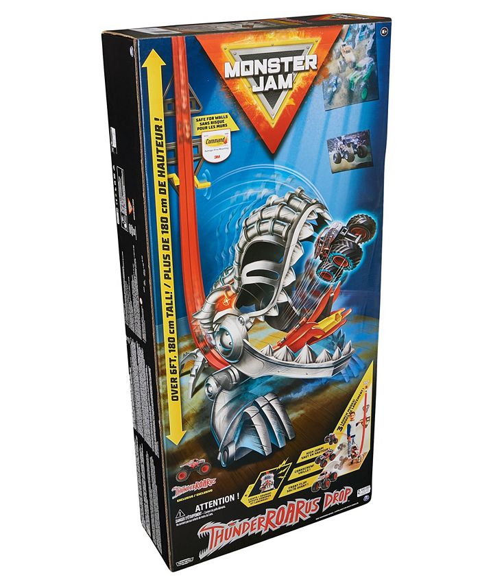 Monster Jam Thunderroarus Drop Playset with Exclusive Monster Truck ...