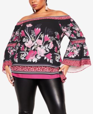 CITY CHIC Plus Size Ada Top - Macy's
