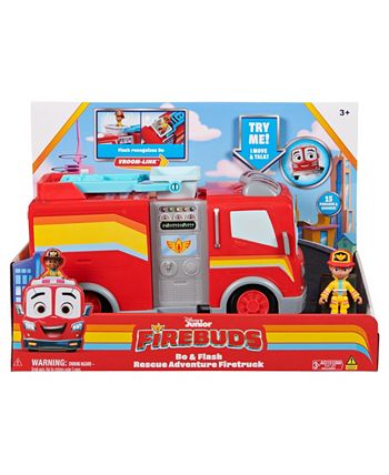 FireBuds Bo Flash Rescue Adventure Fire Truck with Vroomlink, Lights ...
