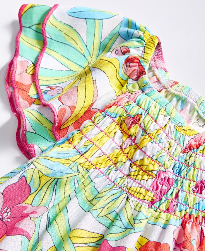 First Impressions Baby Girls Key West Dress, Created for Macy's - Macy's