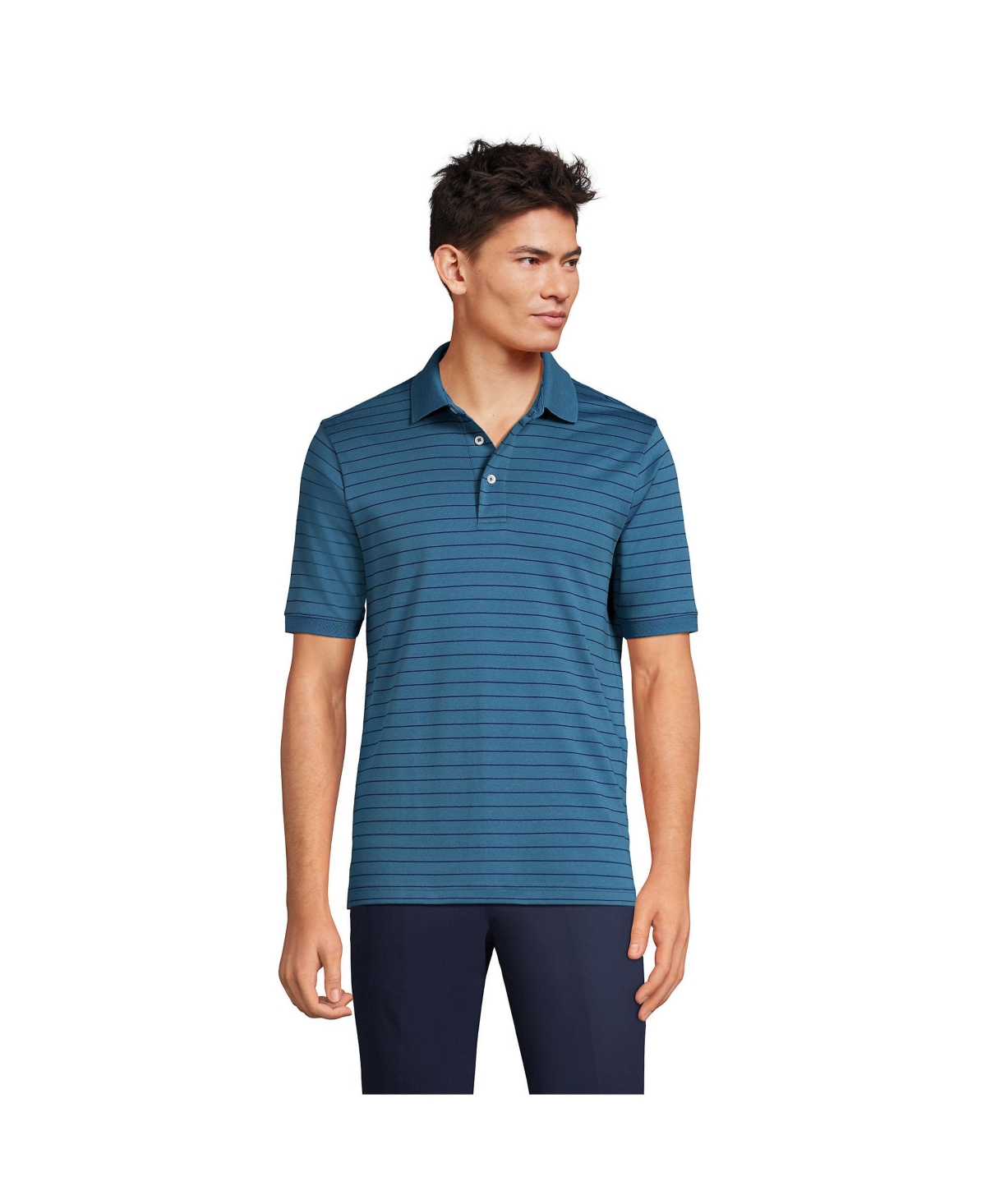 Click here for Lands End Mens Short Sleeve Cotton Supima Polo Shi... prices