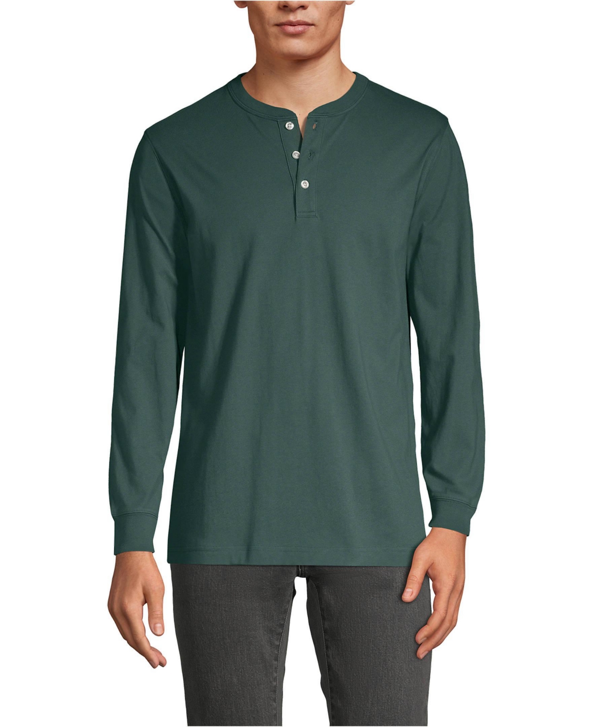 Click here for Lands End Mens Tall Super-t Long Sleeve Henley Shi... prices
