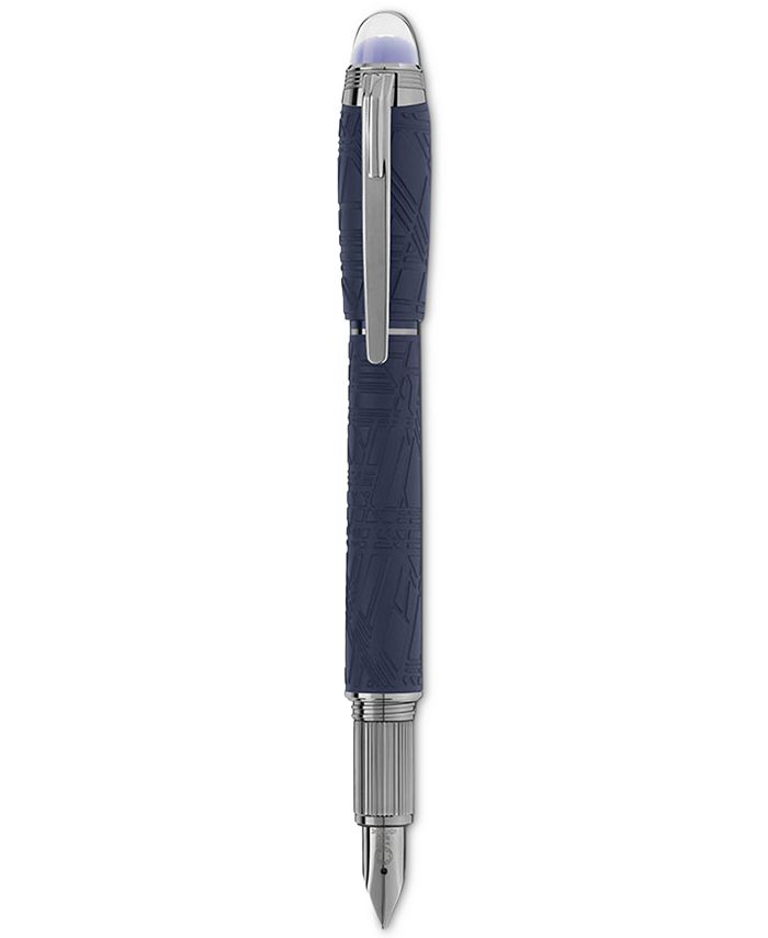 Montblanc StarWalker Space Blue Resin Fountain Pen - Macy's