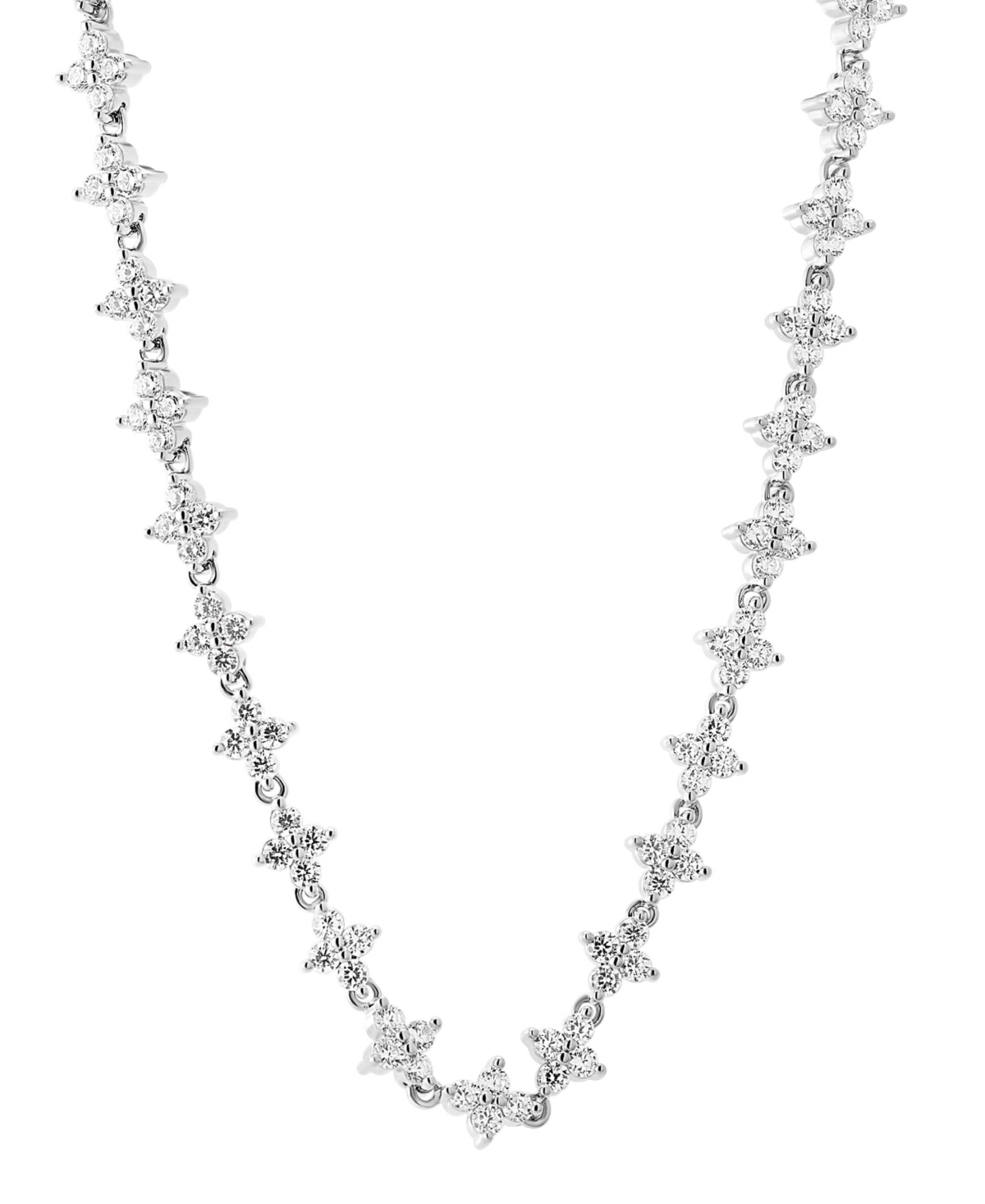 Click here for Giani Bernini Cubic Zirconia Flower Cluster 18 Ten... prices