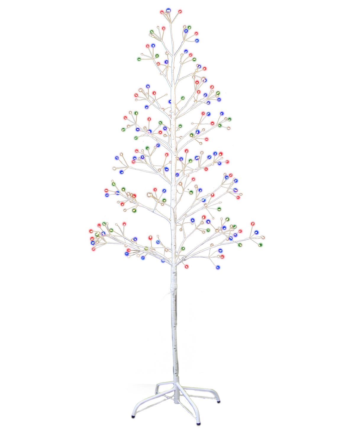 Kurt Adler 5' Birch Twig Tree With 8-function Lights In White | ModeSens Kurt Adler 5' Birch Twig Tree With 8-function Lights In White | ModeSens