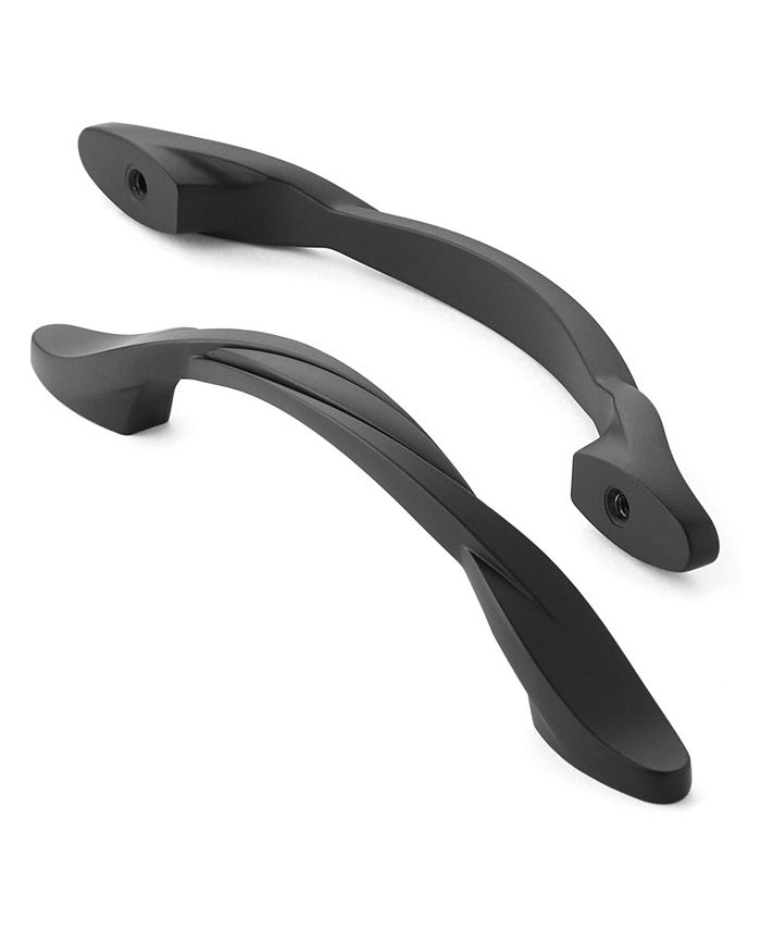 Cauldham 10 Pack Solid Braided Kitchen Cabinet Pulls Handles (5" Hole ...