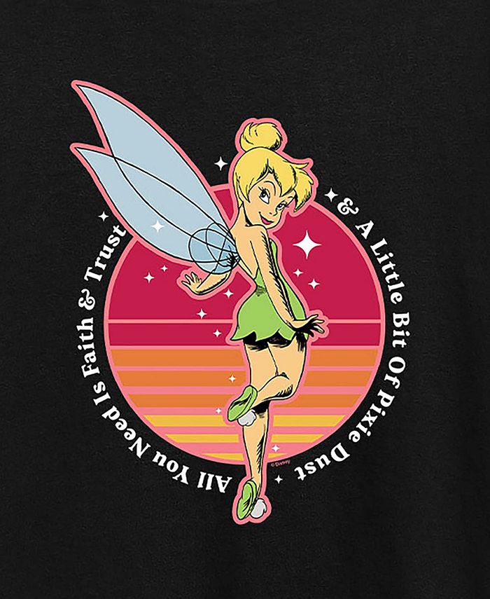 Hybrid Apparel Trendy Plus Size Tinkerbell Graphic T-shirt - Macy's