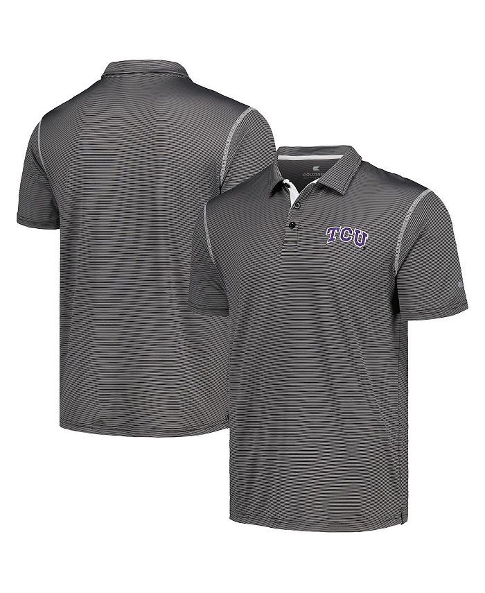 Colosseum Men's Black TCU Horned Frogs Cameron Polo Shirt - Macy's